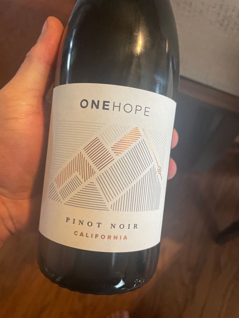 2016 One Hope Pinot Noir, USA, California - CellarTracker