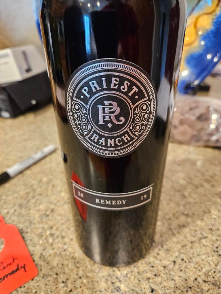 2019 Priest Ranch Remedy, USA, California, Napa Valley - CellarTracker