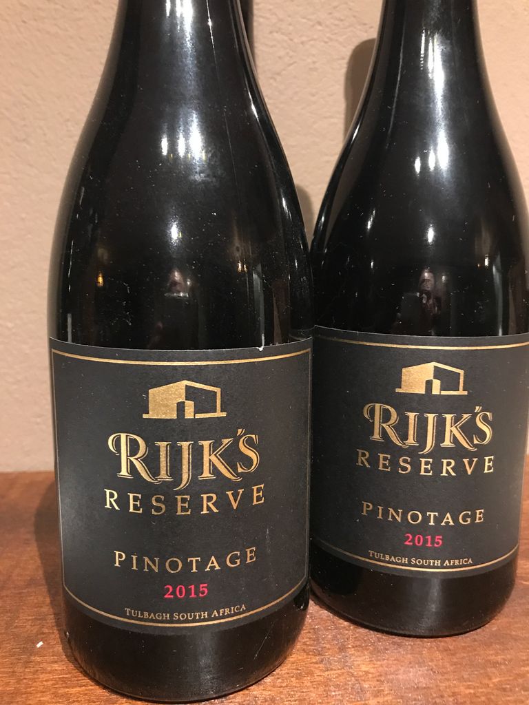 2015 Rijk's Pinotage Reserve, South Africa, Coastal Region, Tulbagh ...