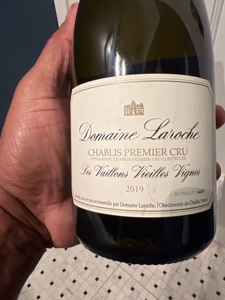 2019 Domaine Laroche Chablis 1er Cru Les Vaillons Vieilles Vignes ...