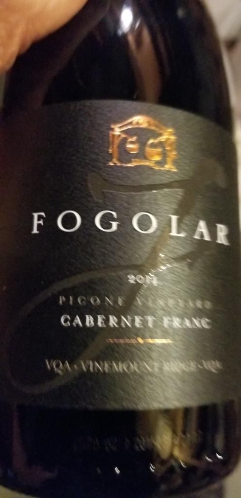 2013 Fogolar Cabernet Franc Picone Vineyard, Canada, Ontario, Niagara ...