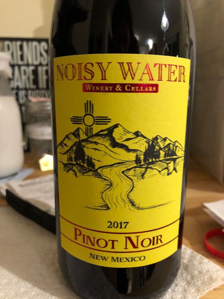 2020 Noisy Water Winery Pinot Noir Reserve Forbidden Desert Vineyard ...