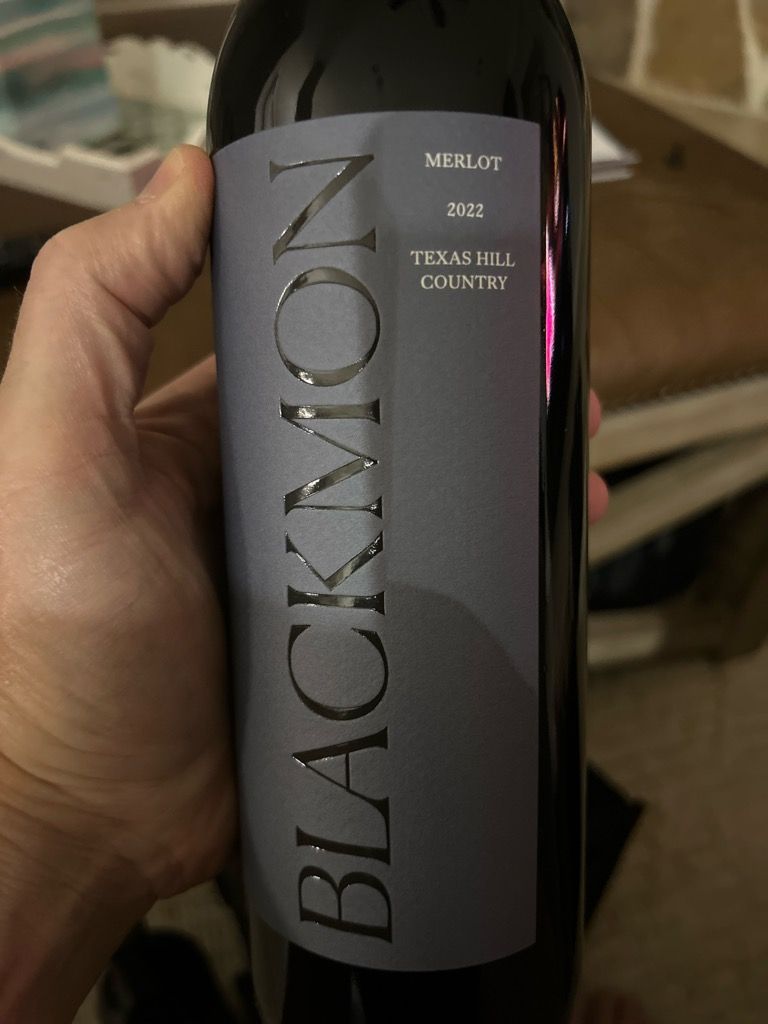 2022 Blackmon Ranch Vineyard Merlot Blackmon Ranch Vineyard, USA, Texas ...