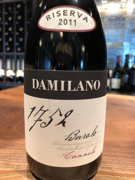 2011 Damilano Barolo Riserva 1752 Cannubi, Italy, Piedmont, Langhe ...
