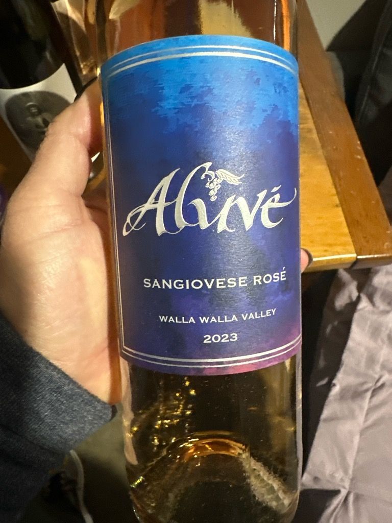 2023 Aluvé Sangiovese Rosé, USA, Washington, Columbia Valley, Walla ...