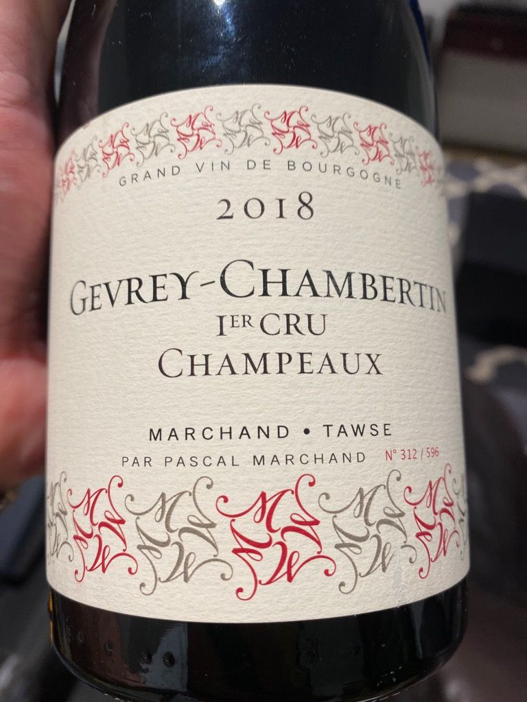 2020 Marchand & Tawse / Pascal Marchand Gevrey-Chambertin 1er Cru ...