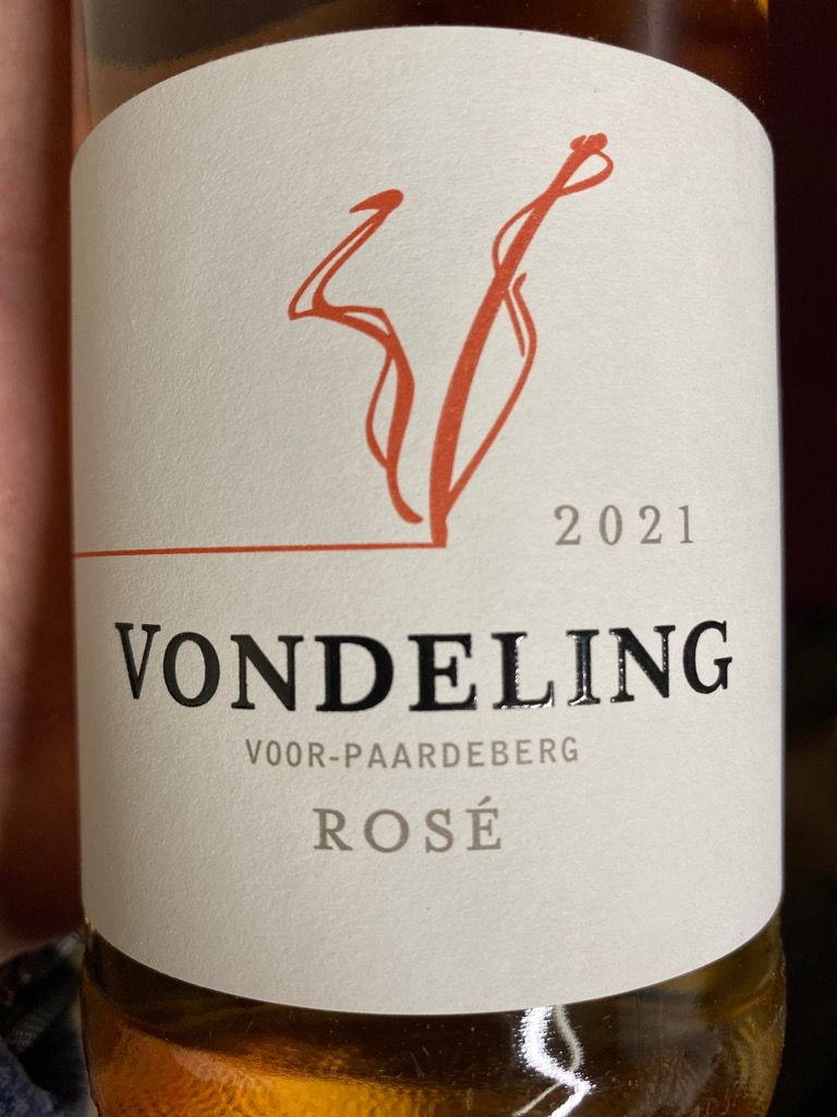 2011 Vondeling Merlot Rosé, South Africa, Coastal Region, Paarl ...