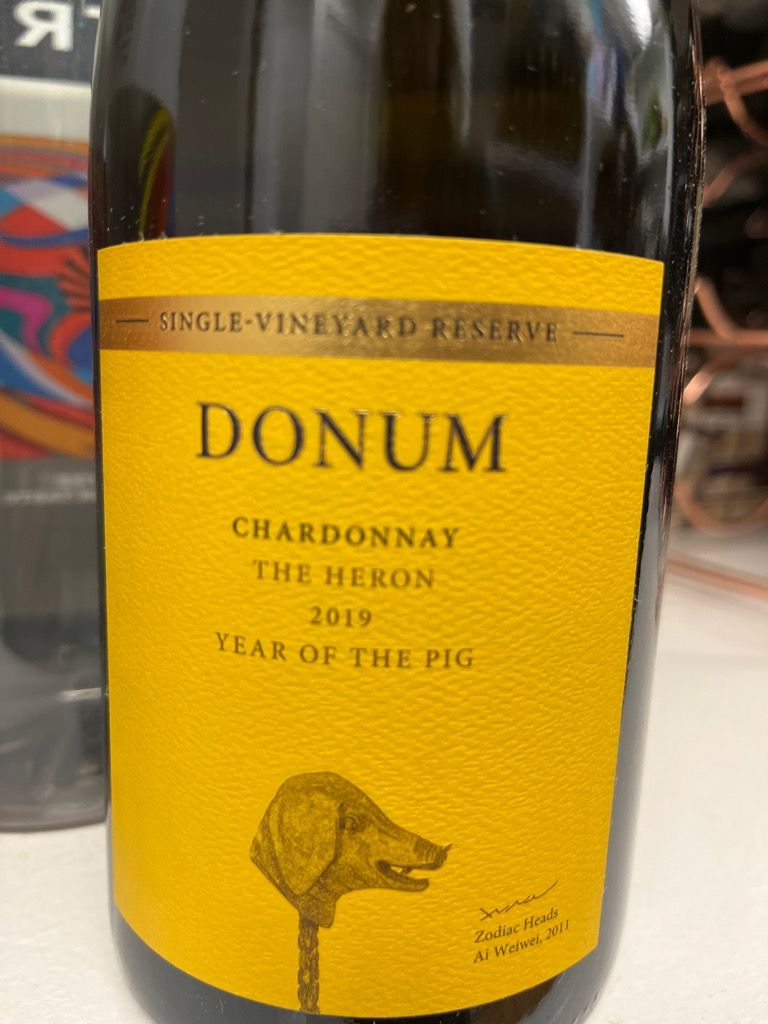 2021 Donum Chardonnay Reserve The Heron, USA, California, Napa / Sonoma ...