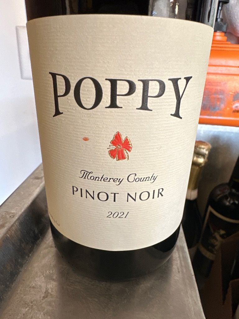 2019 Poppy Pinot Noir Reserve, USA, California, Central Coast, Santa ...