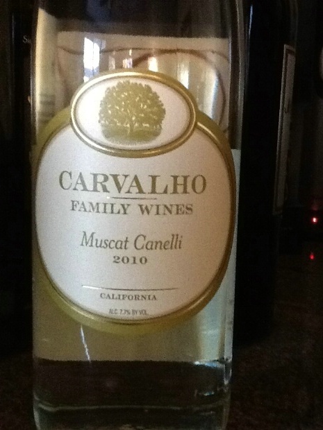 2010 Carvalho Family Wines Muscat Canelli, USA, California, Central ...