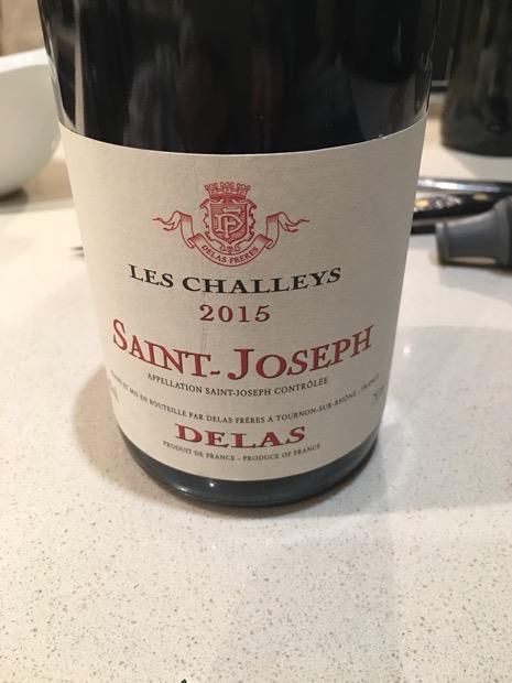2015 Delas Frères St. Joseph Les Challeys, France, Rhône, Northern ...