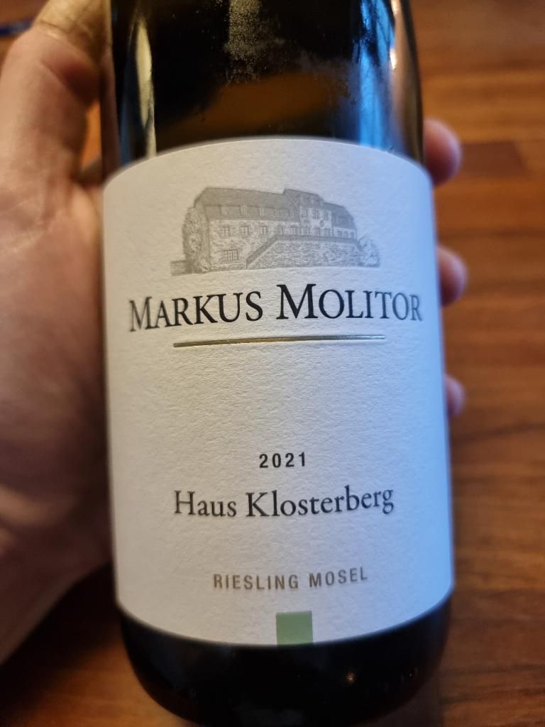 2021 Markus Molitor Haus Klosterberg Riesling (Green Capsule), Germany ...