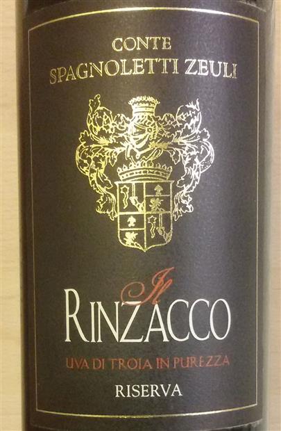 2018 Conte Spagnoletti Zeuli Castel del Monte Nero di Troia Riserva Il ...