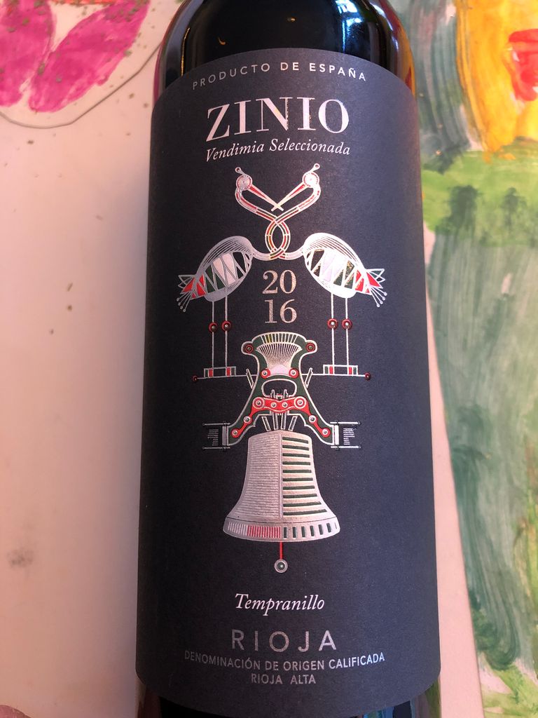 2016 Bodegas Patrocinio Rioja Zinio Reserva Vendimia Seleccionada ...