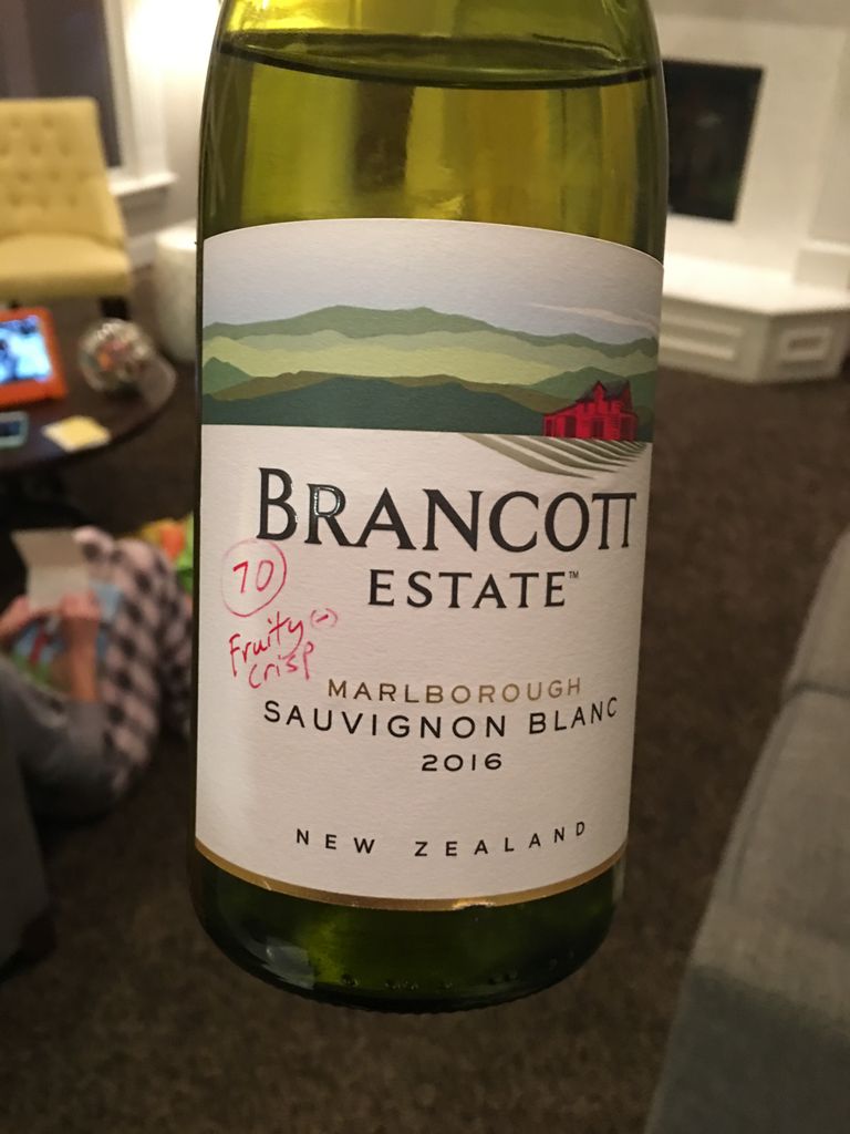 2016 Brancott Estate Sauvignon Blanc, New Zealand, South Island ...