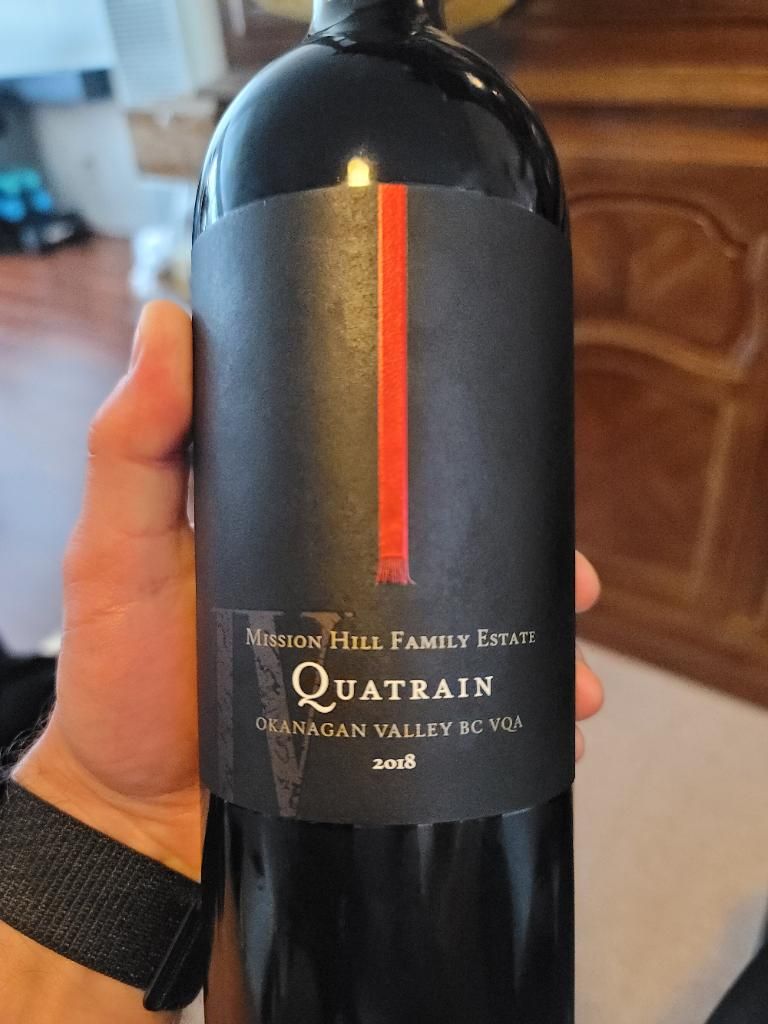 2018 Mission Hill Quatrain, Canada, British Columbia, Okanagan Valley ...