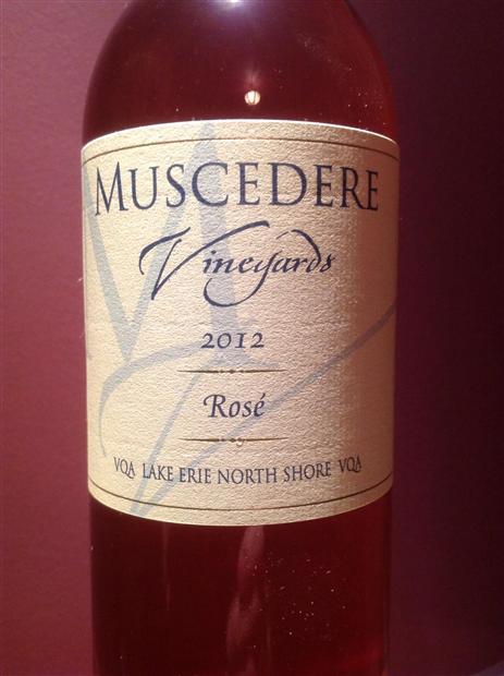 2013 Muscedere Vineyards Rosé, Canada, Ontario, Ontario VQA - CellarTracker