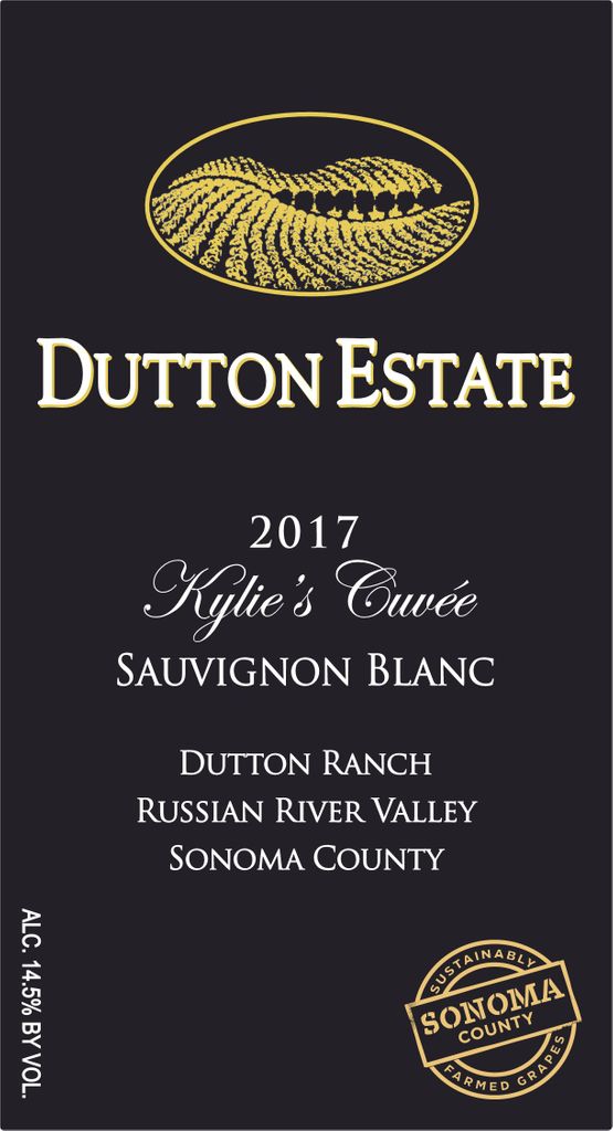 2017 Dutton Estate Sauvignon Blanc Kylie's Cuvée Dutton Ranch, USA ...