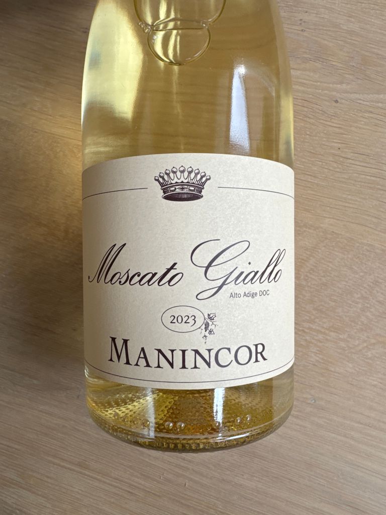 2023 Manincor Moscato Giallo, Italy, Trentino-Alto Adige, Alto Adige ...