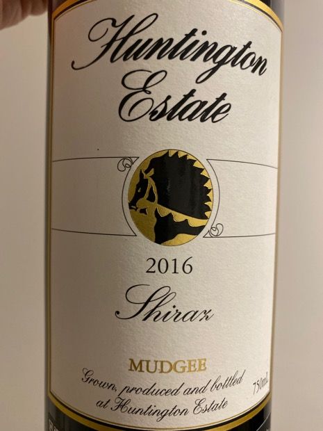 2016 Huntington Estate Shiraz, Australia, New South Wales, Central ...