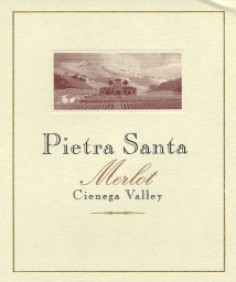 2011 Pietra Santa Merlot, USA, California, Central Coast, Cienega ...