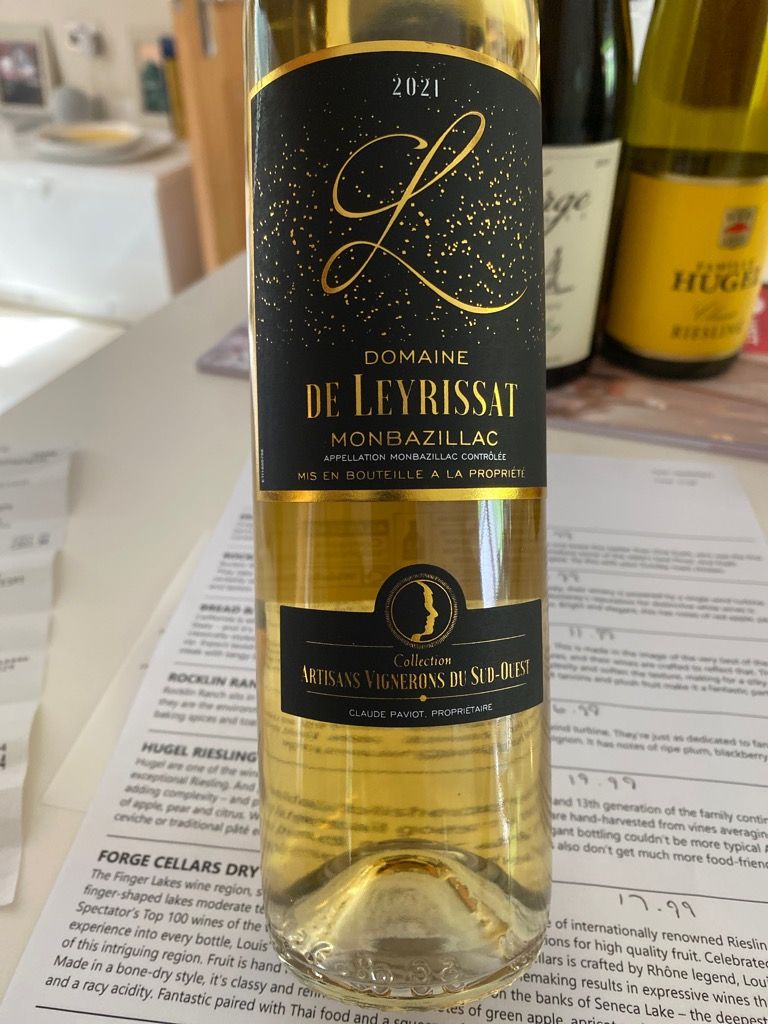 2021 Domaine de Leyrissat Monbazillac, France, Southwest France ...