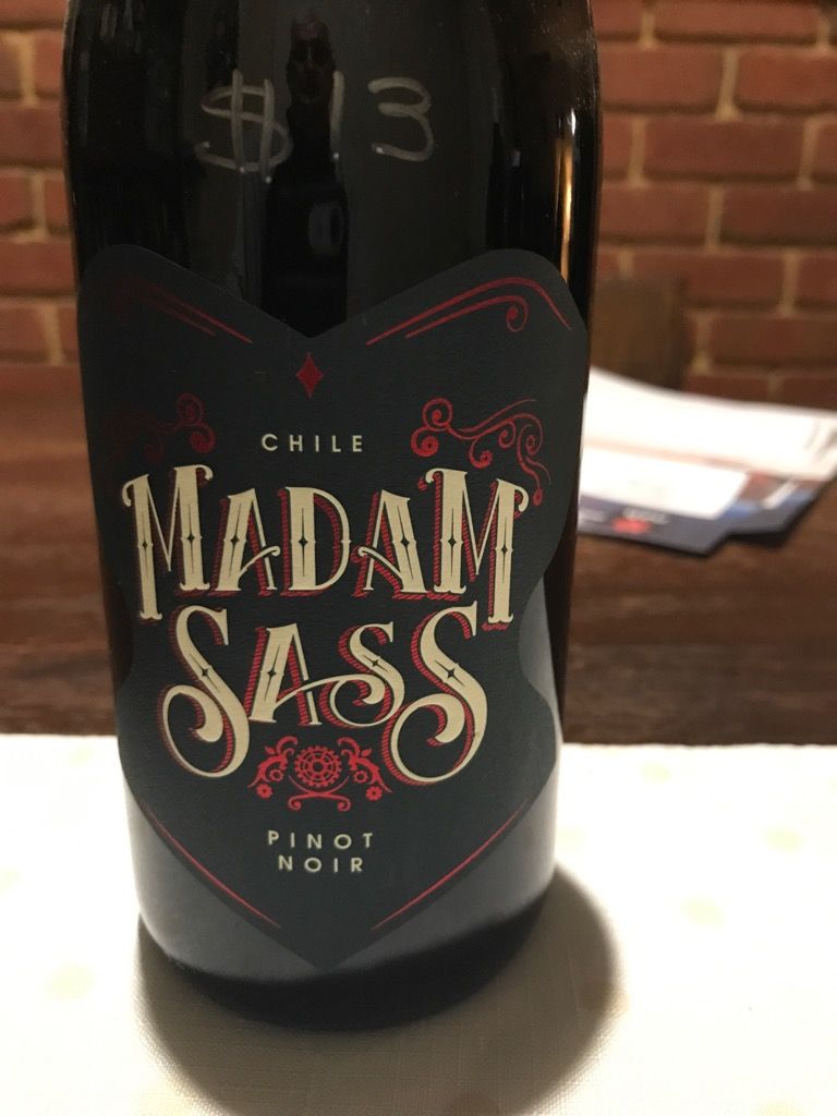 2020 MADAM SASS Pinot Noir Eon Wines, New Zealand, South Island, Otago ...