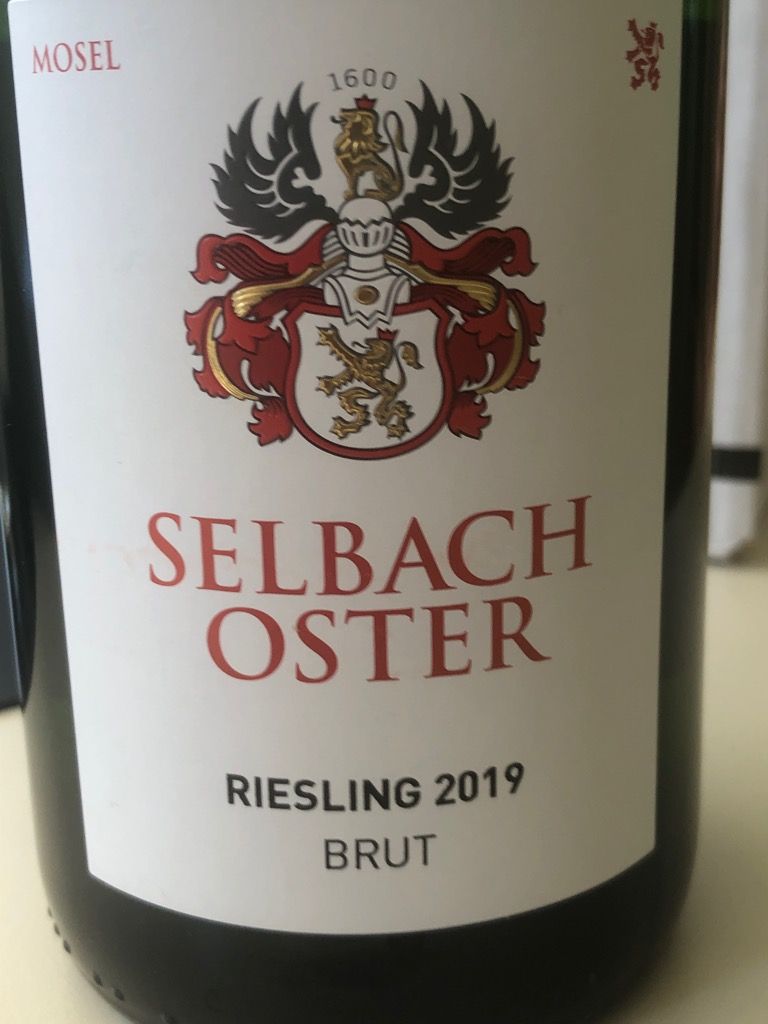 2018 Selbach-Oster Riesling Sekt Brut, Germany, Mosel Saar Ruwer ...