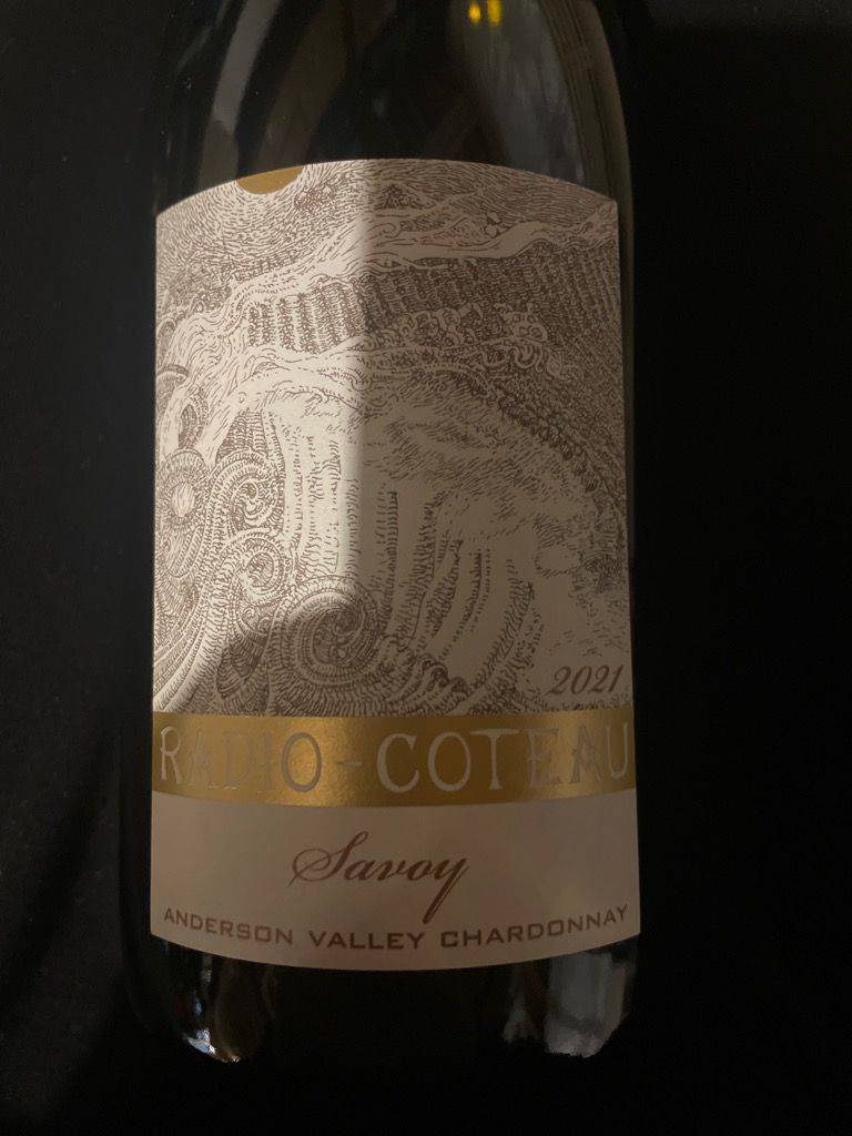 2021 Radio-Coteau Chardonnay Savoy Vineyard, USA, California, North ...