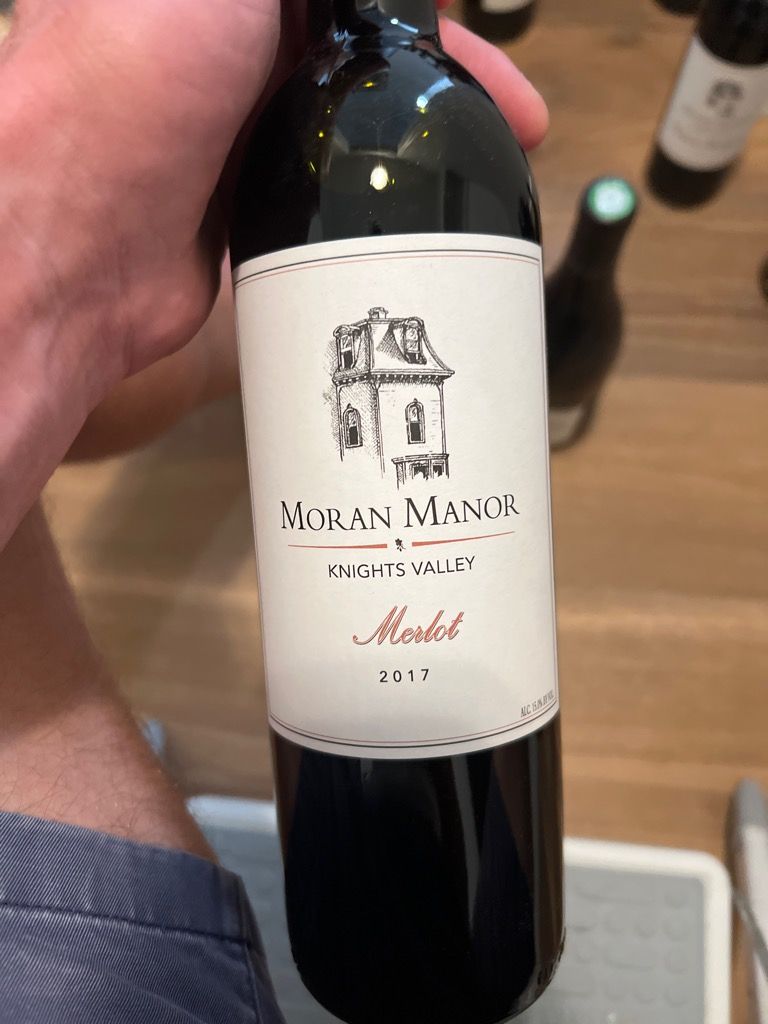 2017 Moran Manor Merlot, USA, California, Sonoma County, Knights Valley ...