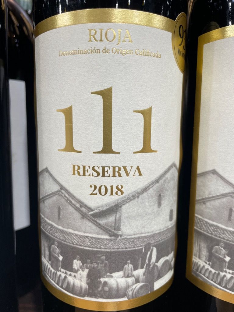 2018 Bodegas Manzanos Rioja 111 Reserva, Spain, La Rioja, Rioja - CellarTracker
