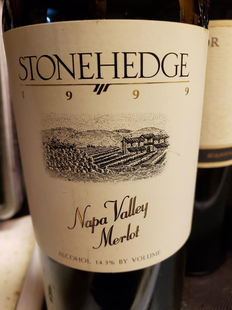 1999 Stonehedge Merlot Reserve, USA, California, Napa Valley ...
