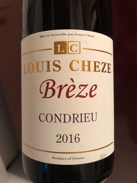 2016 Domaine Louis Cheze Condrieu Cuvée de Breze, France, Rhône ...