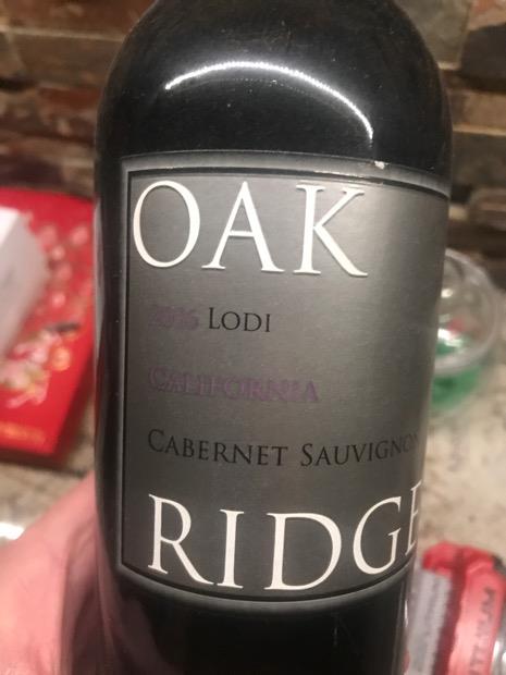 2007 Oak Ridge Winery Cabernet Sauvignon Lodi, USA, California, Central ...