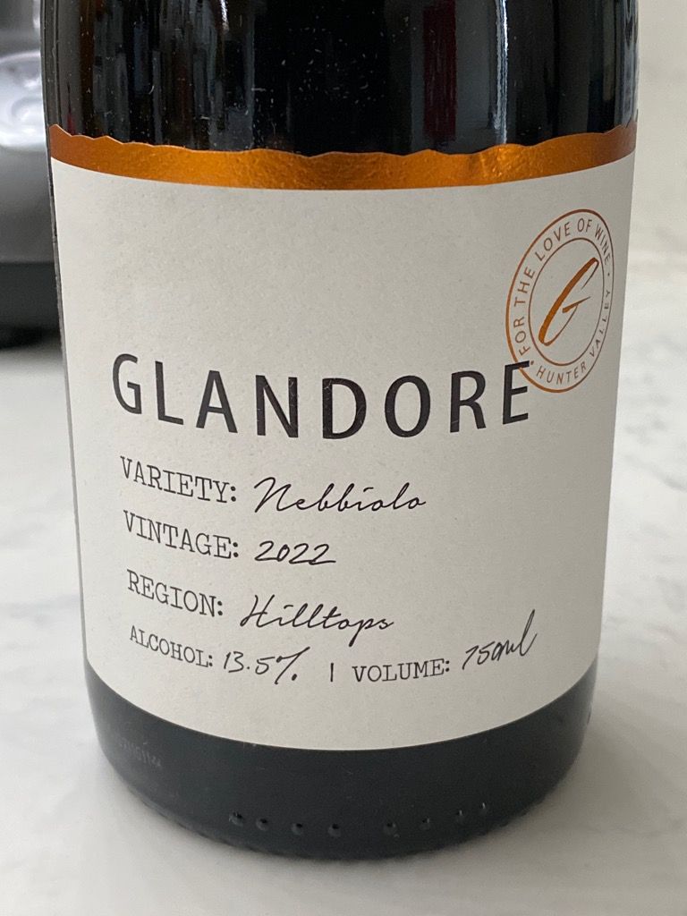 2022 Glandore Estate Wines Nebbiolo, Australia, New South Wales ...