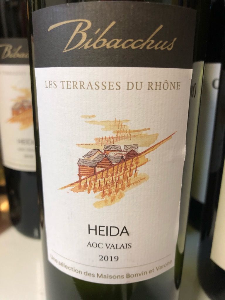 2019 Maisons Bonvin Varone et Coop Heida Bibacchus, Switzerland, Valais ...