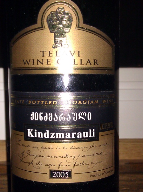 2005 Telavi Wine Cellar Kindzmarauli, Georgia, Kakheti, Kindzmarauli ...