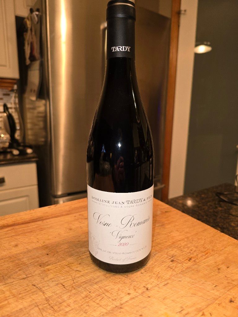 2022 Domaine Jean Tardy et Fils Vosne-Romanée Vigneux, France, Burgundy ...
