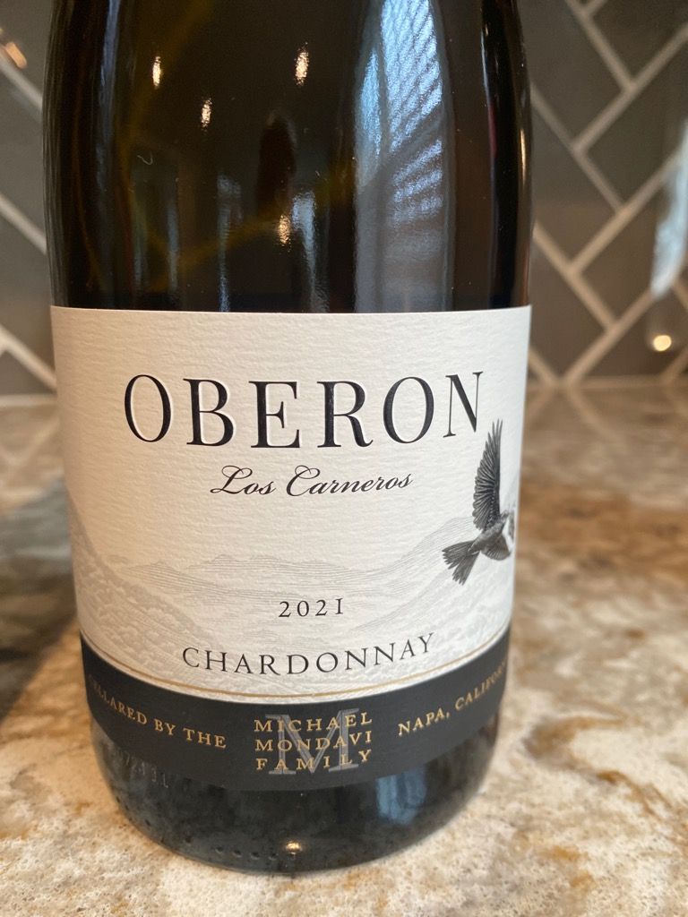 2021 Oberon Chardonnay Carneros, USA, California, Napa / Sonoma ...