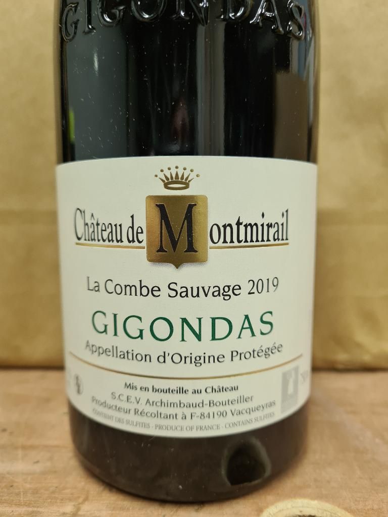 2020 Château de Montmirail Gigondas La Combe Sauvage, France, Rhône ...