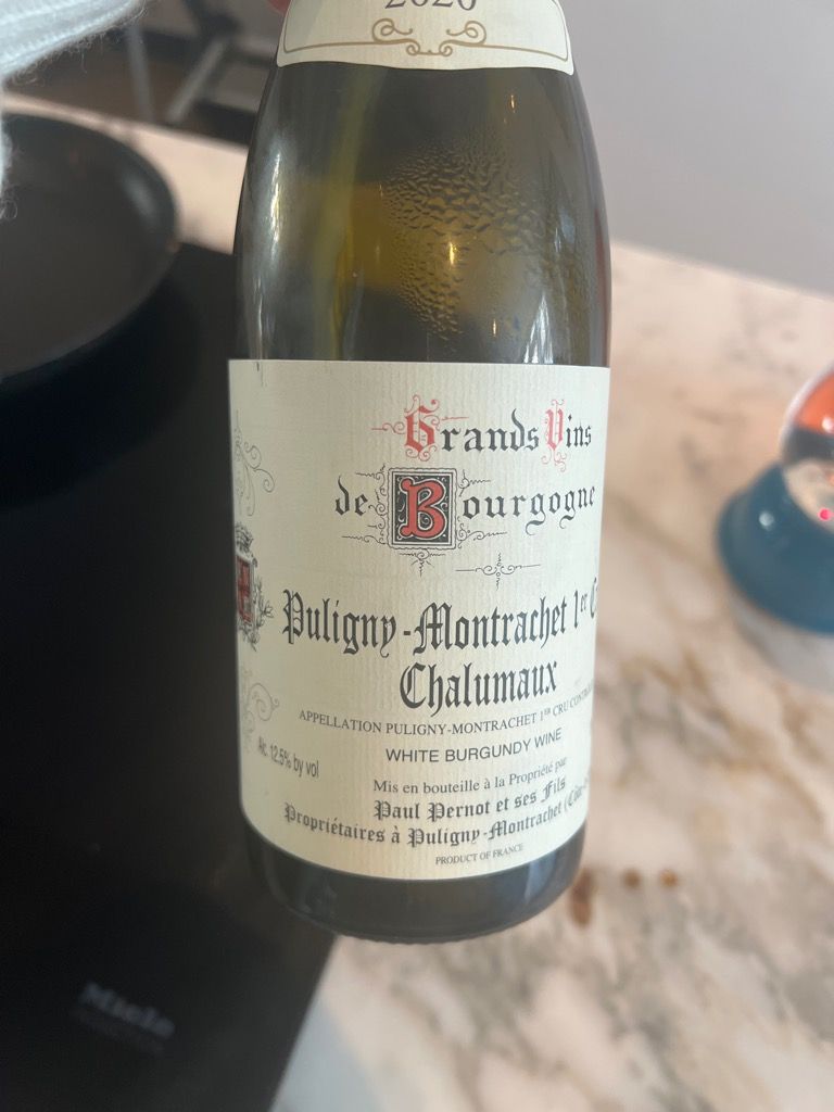 2020 Paul Pernot et ses Fils Puligny-Montrachet 1er Cru Les Chalumeaux ...
