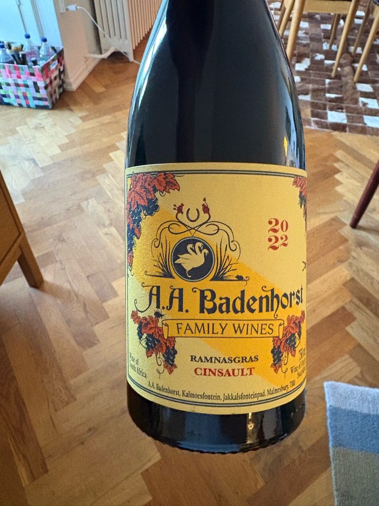 2024 Badenhorst Family Wines Cinsault Ramnasgras, South Africa, Coastal ...