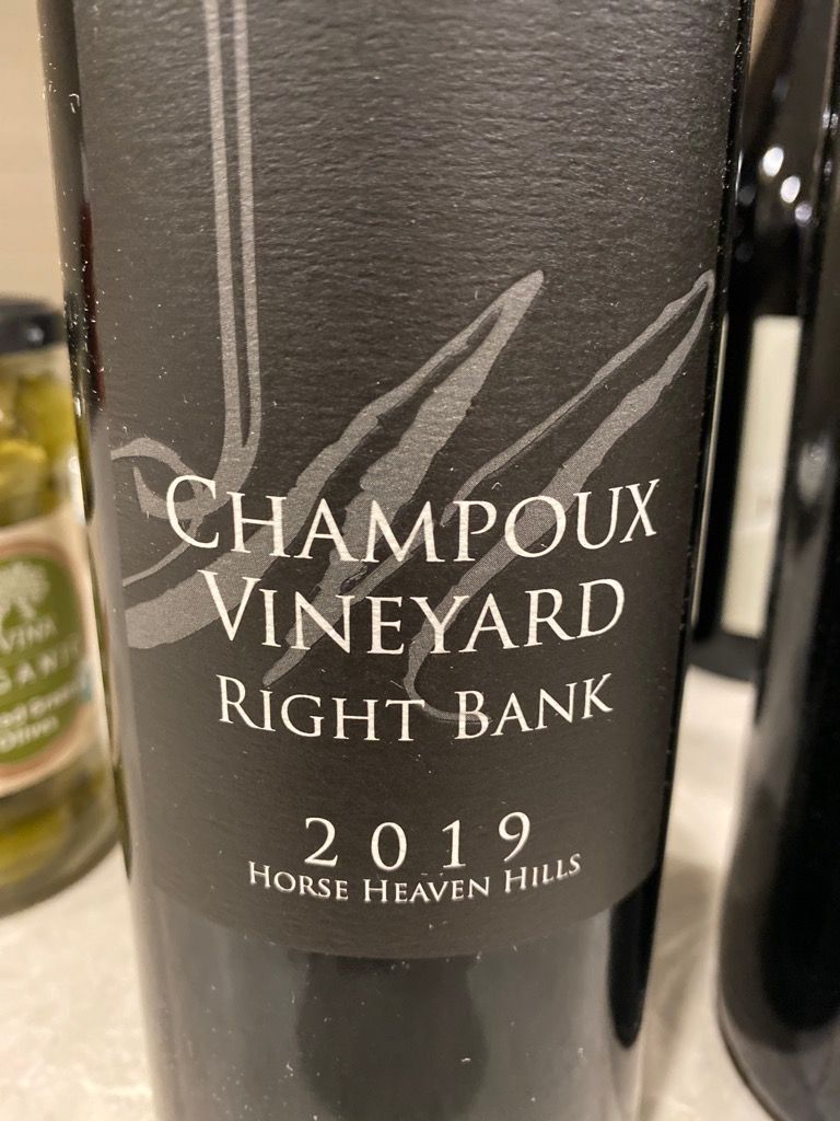 2019 JM Cellars Right Bank Champoux Vineyard, USA, Washington, Columbia ...