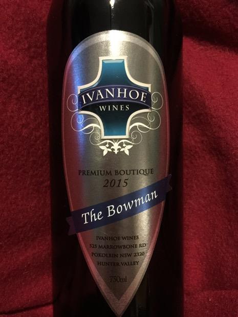 2015 Ivanhoe Wines The Bowman Shiraz Grenache, Australia, New South ...