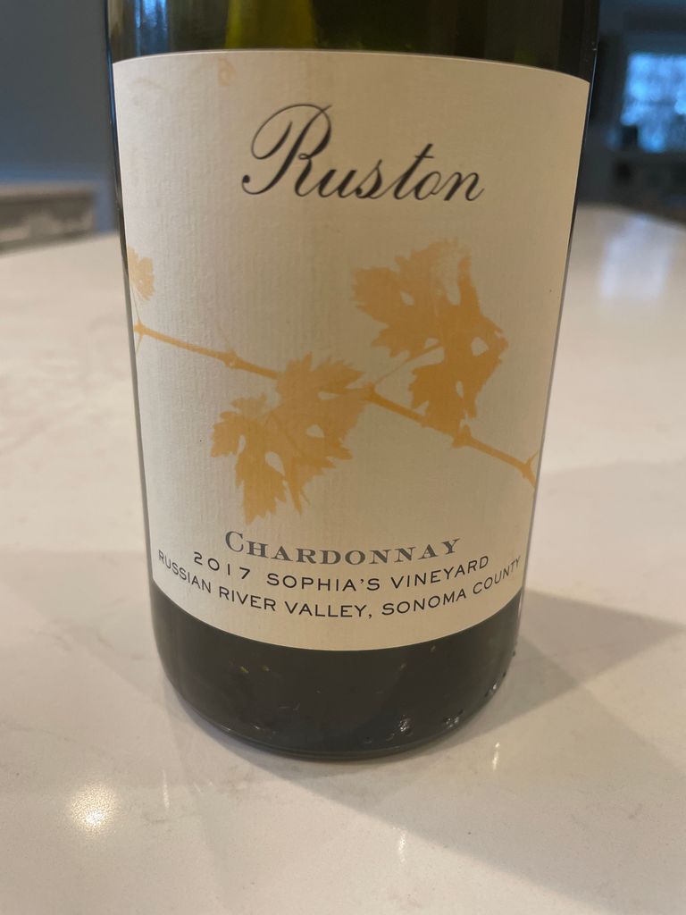 2019 Ruston Family Chardonnay, USA, California, Sonoma County, Russian ...