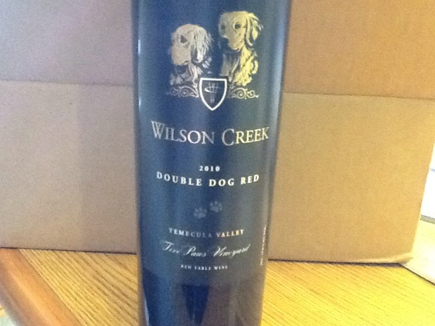 2009 Wilson Creek Double Dog Red Five Paws Vineyard, USA, California ...