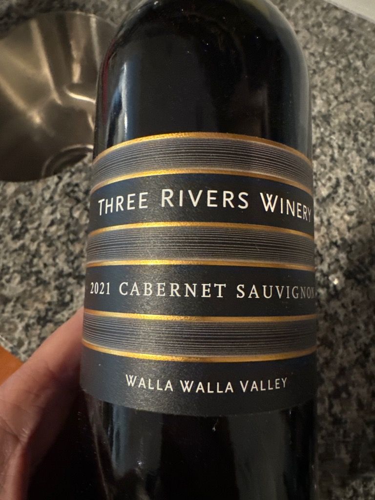 2019 Three Rivers Winery Cabernet Sauvignon Walla Walla Valley, USA ...