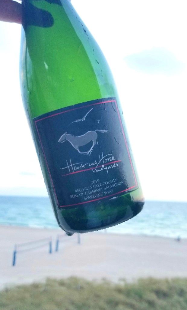 2022 Hawk and Horse Vineyards Rosé of Cabernet Sauvignon Sparkling Wine ...
