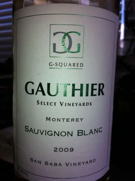 2009 Gauthier Select Vineyards Sauvignon Blanc San Saba Vineyard, USA ...