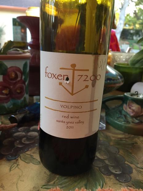 2011 Foxen 7200 Volpino, USA, California, Central Coast, Santa Ynez ...
